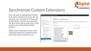 Azure Active Directory Connect: Technical Deep Dive - DWCAU 2018 Melbourne | PPTX