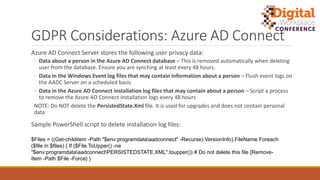 Azure Active Directory Connect: Technical Deep Dive - DWCAU 2018 ...