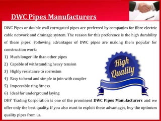 Dwc pipes manufacturers | PPT