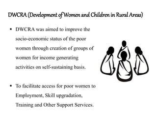 DWCRA (Development of Women and Children in Rural Areas) PPT | PPTX