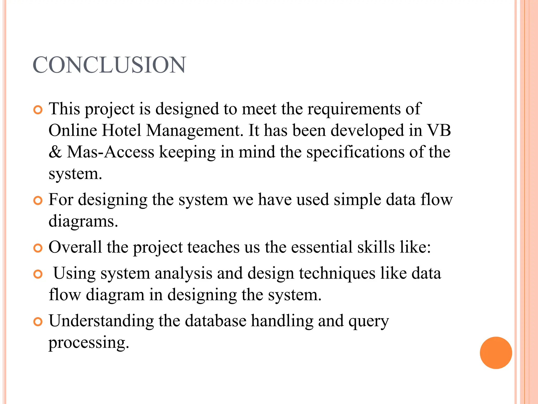 HOTEL MANAGEMENT SYSTEM PPT PRESENTATION | PPTX