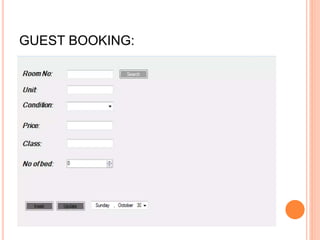 HOTEL MANAGEMENT SYSTEM PPT PRESENTATION | PPTX