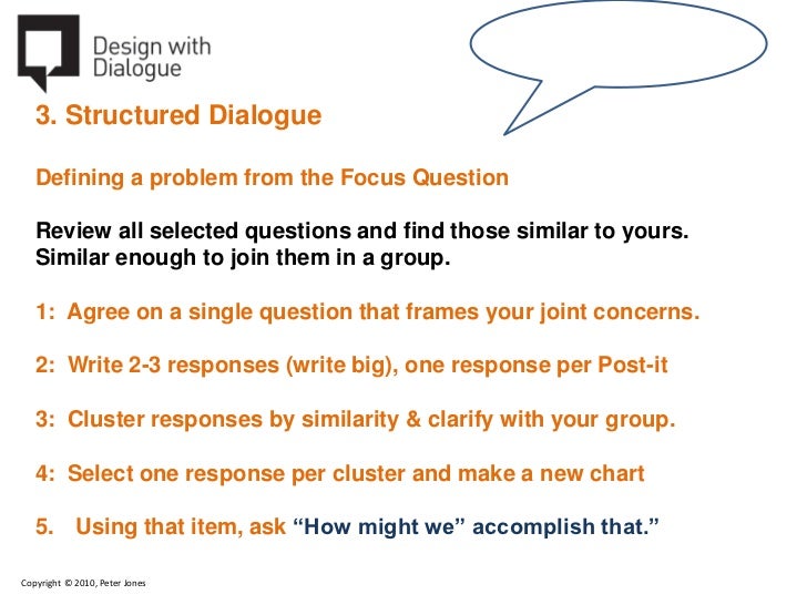 Design with Dialogue: Conversation & Dialogue