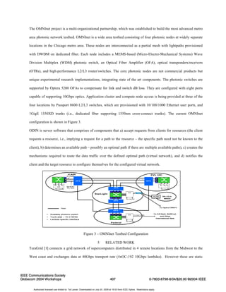 DWDM-RAM: An Architecture for Data Intensive Service Enabled by Next Generation Dynamic Optical ...