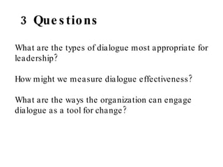 Designing with Dialogue: Questions | PPT | Business and Finance