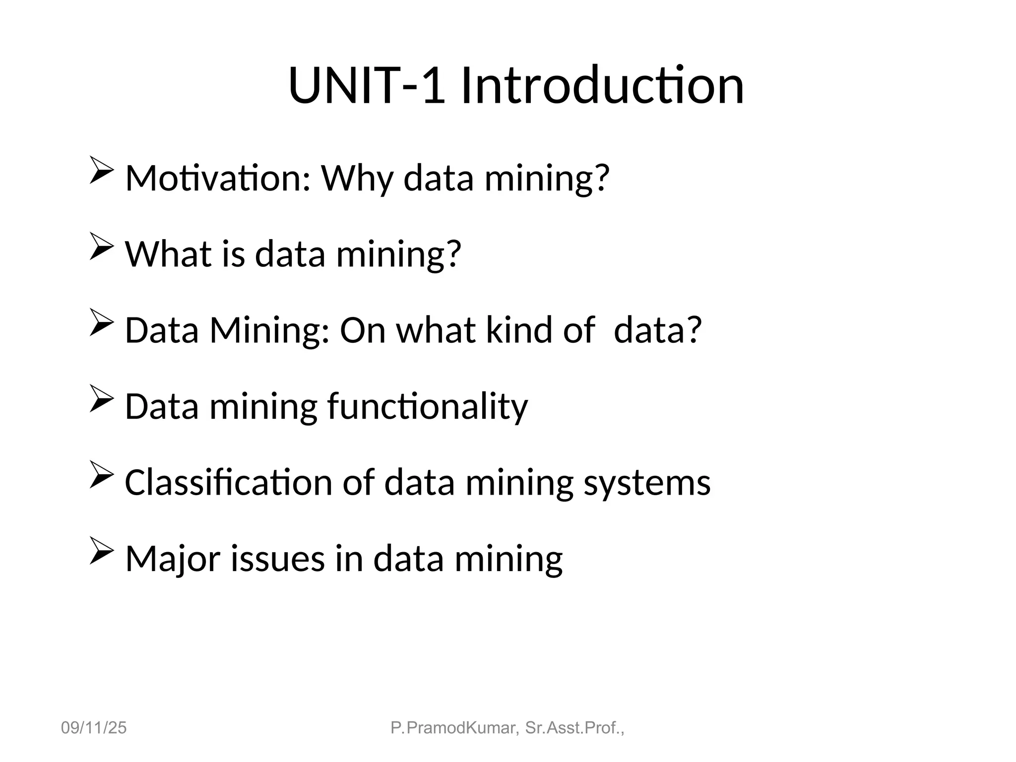 Data Mining and Warehousing Engineering Concept | PPT