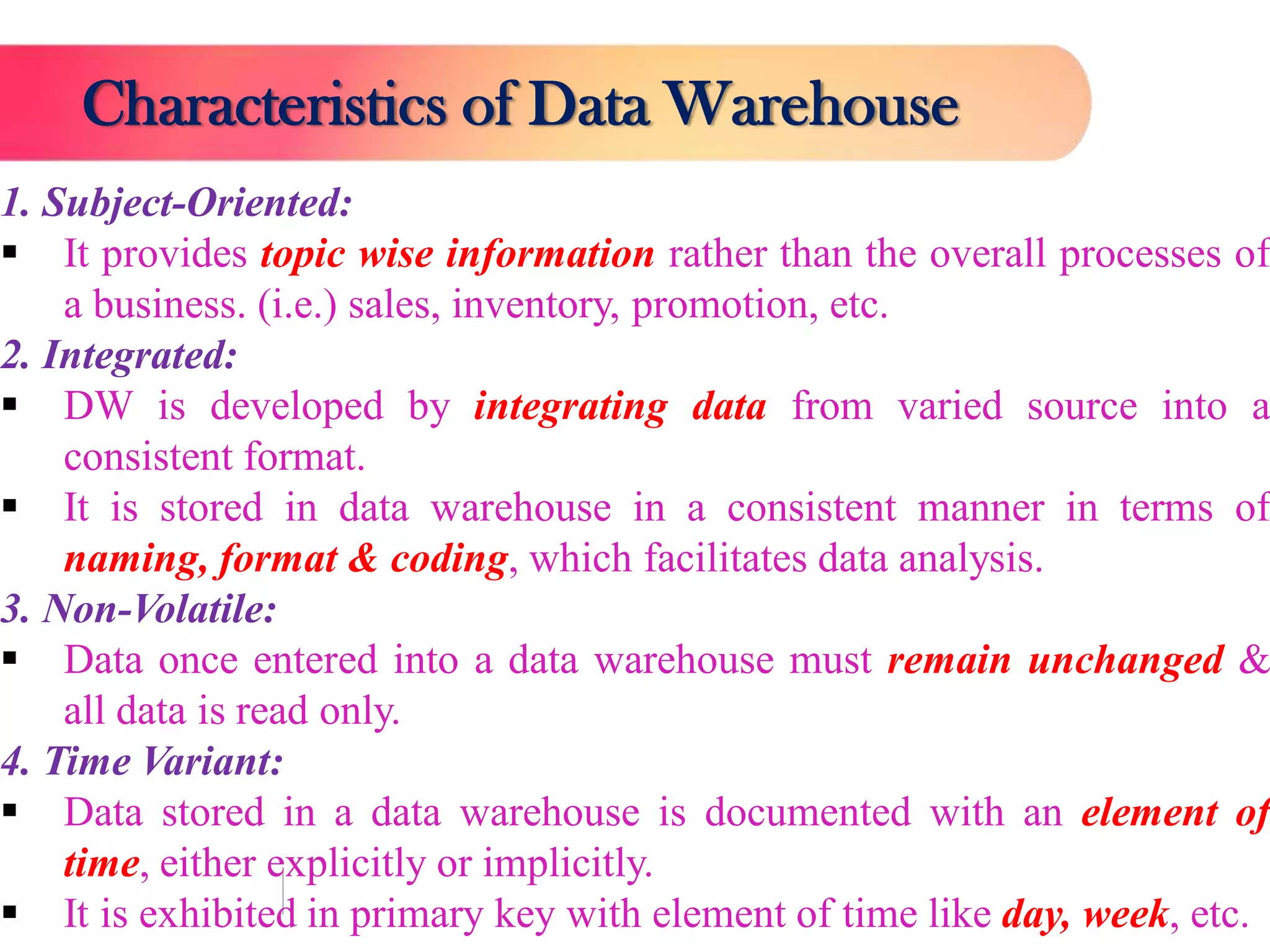 Introduction to Data Warehouse | PDF