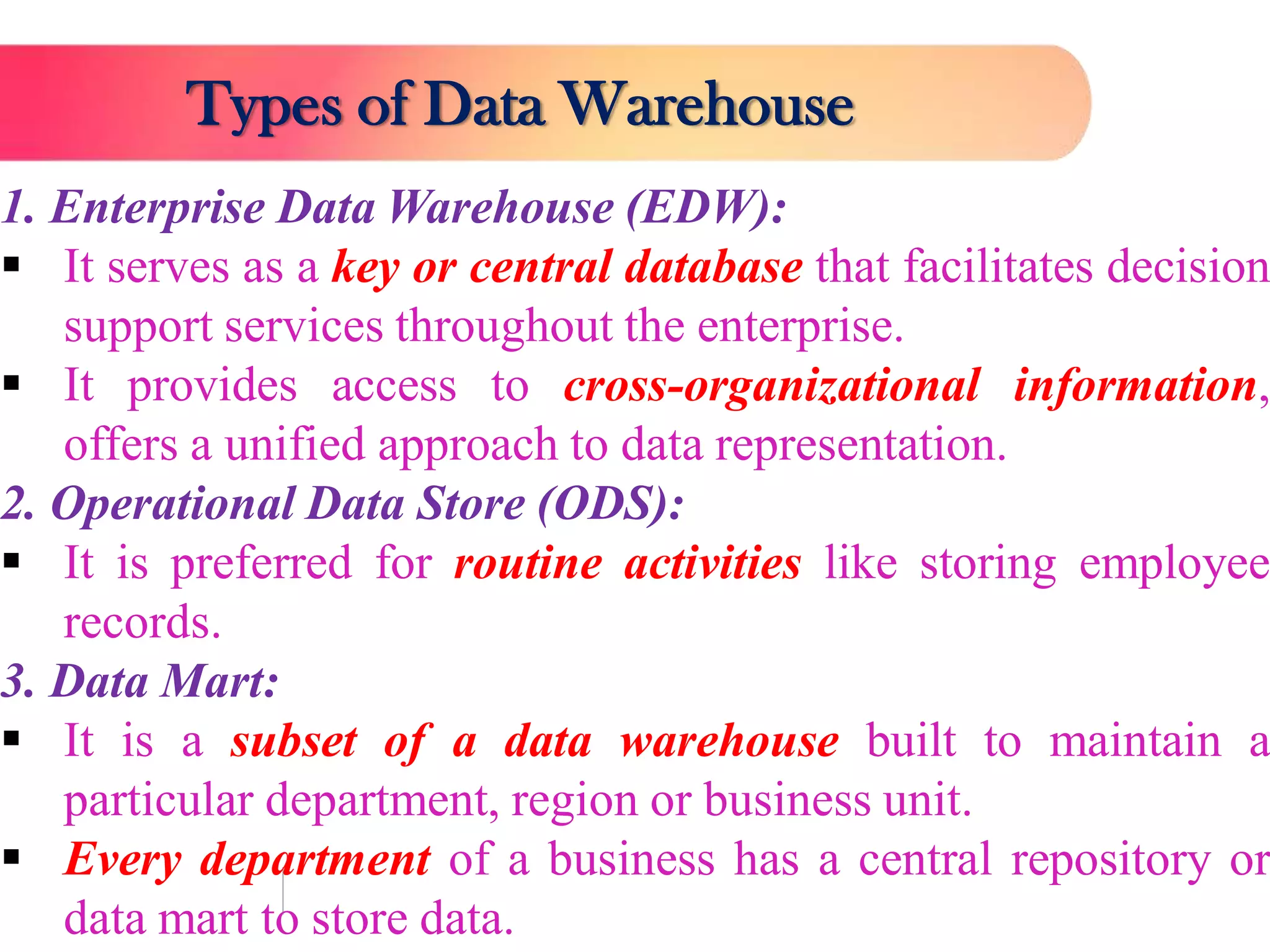 Introduction to Data Warehouse | PDF