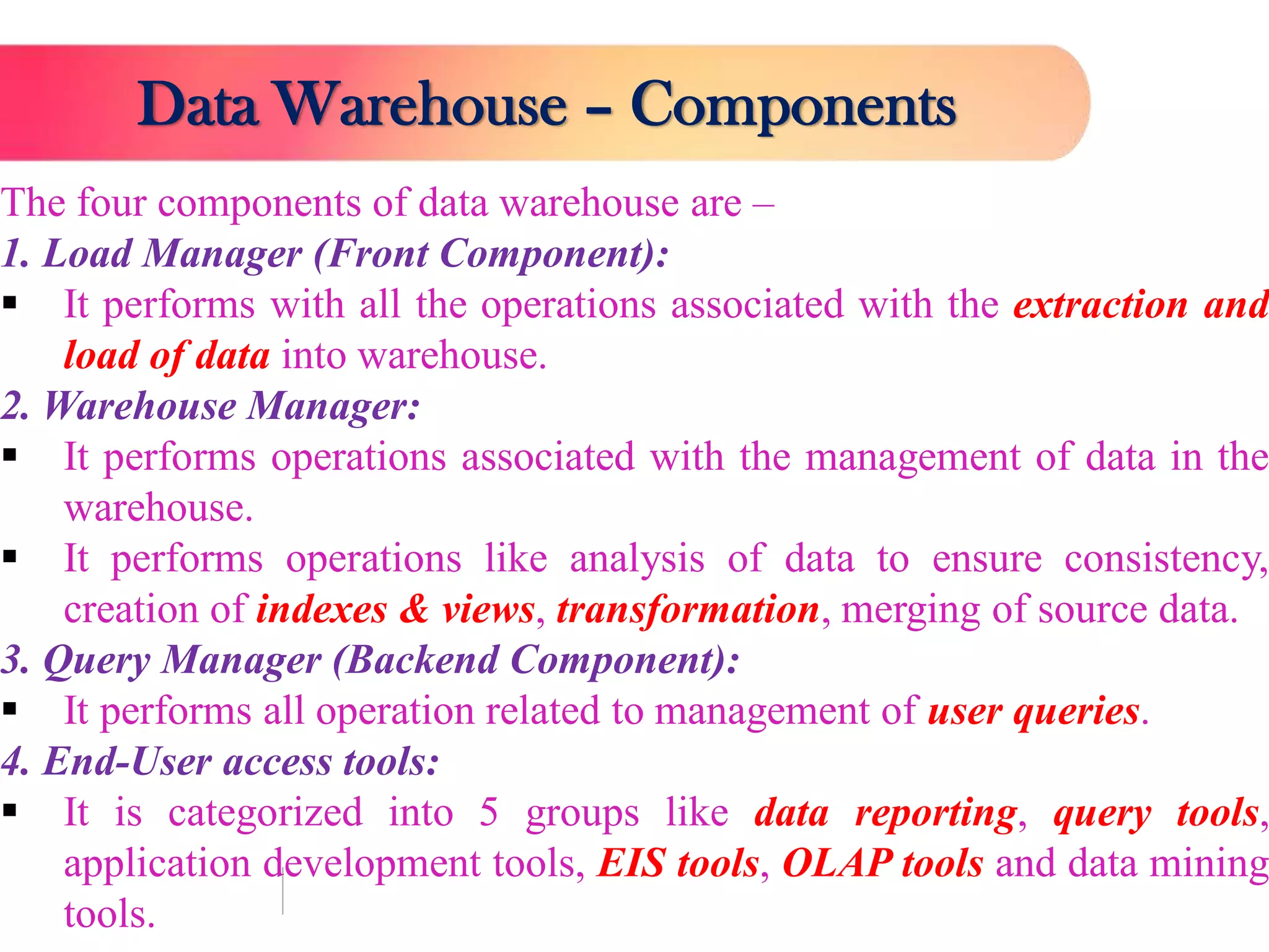 Introduction to Data Warehouse | PDF | Databases | Computer Software and Applications