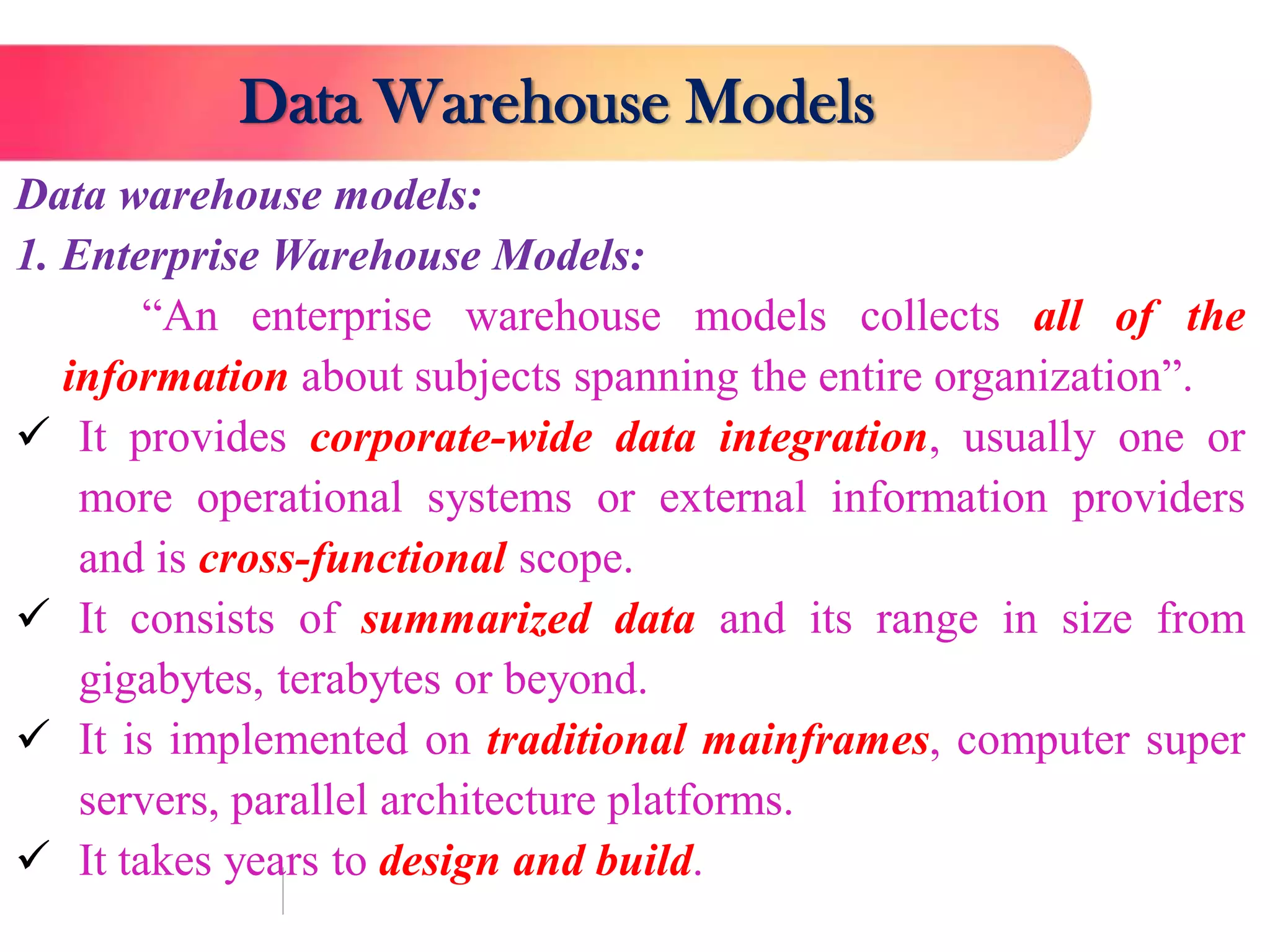 Introduction to Data Warehouse | PDF