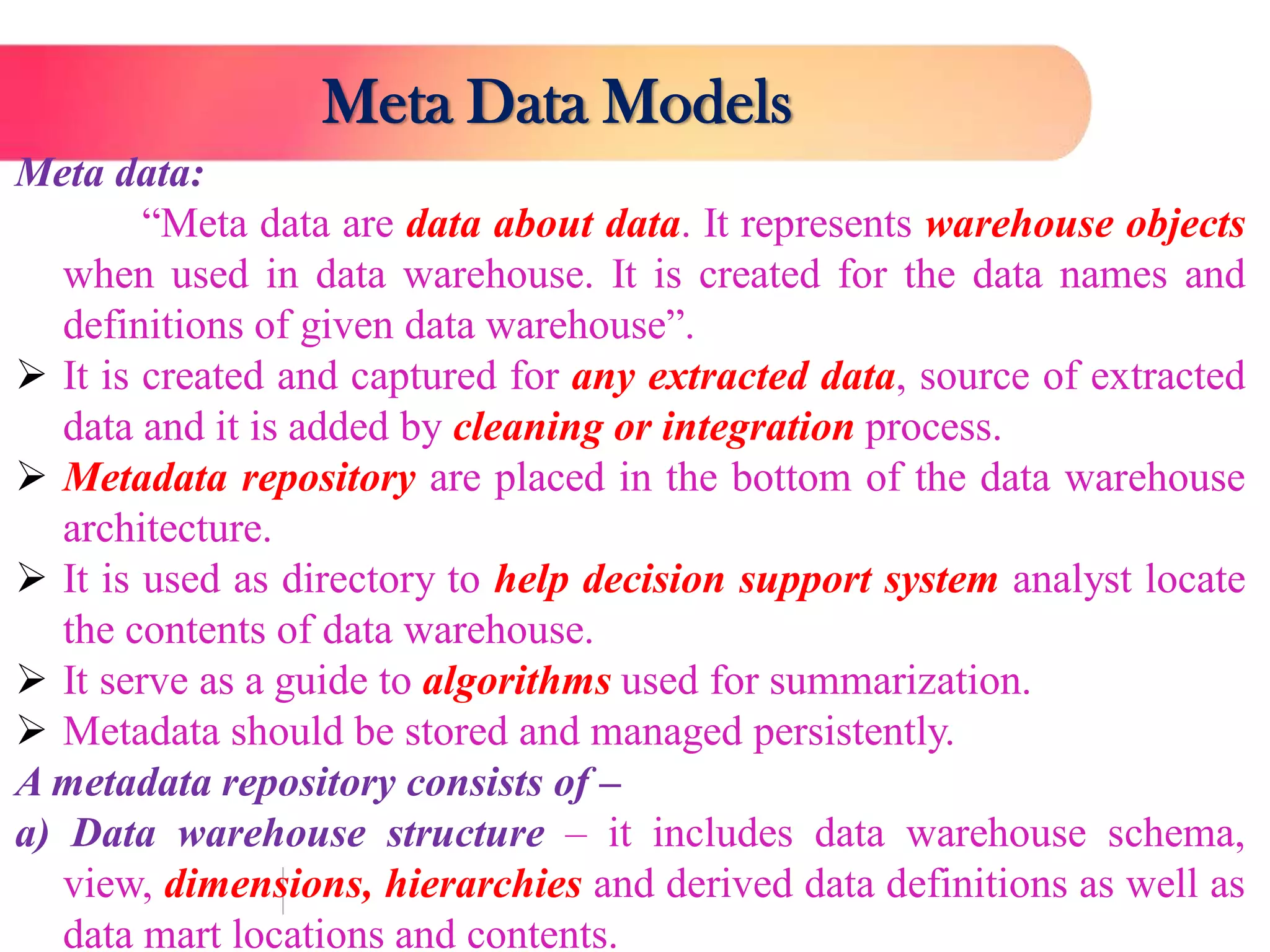 Introduction to Data Warehouse | PDF