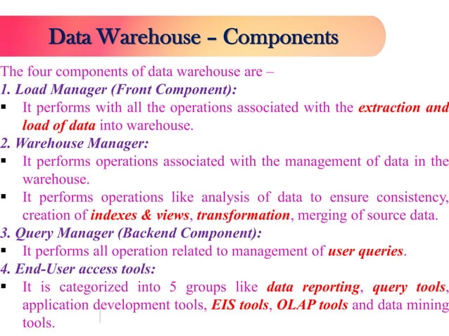 Introduction to Data Warehouse | PDF | Databases | Computer Software ...