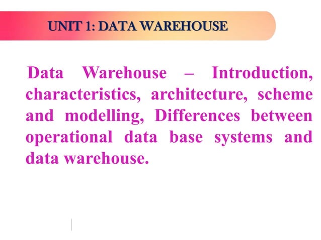 Introduction to Data Warehouse | PDF | Databases | Computer Software ...