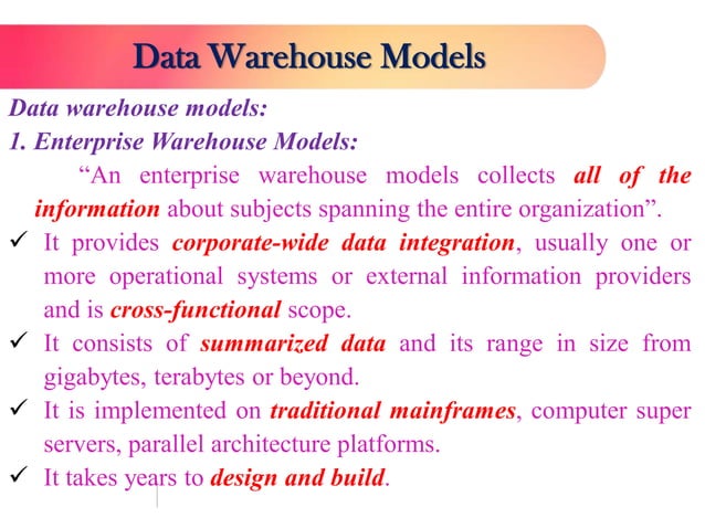 Introduction to Data Warehouse | PDF | Databases | Computer Software ...