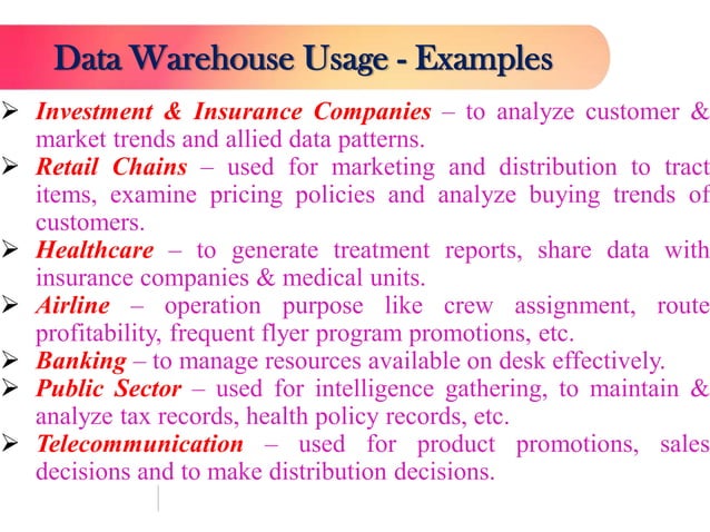 Introduction to Data Warehouse | PDF | Databases | Computer Software ...