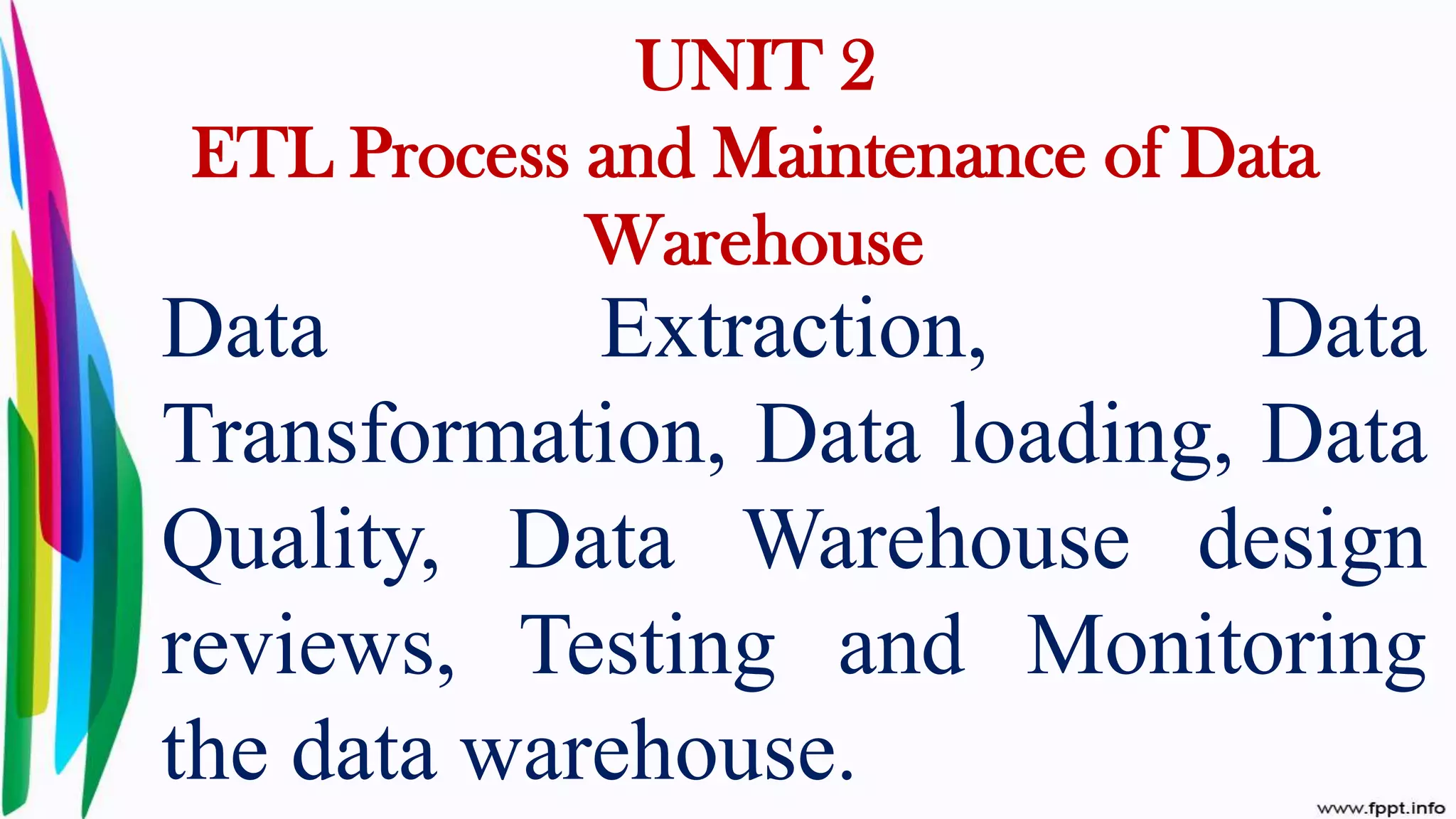 ETL Process & Data Warehouse Fundamentals | PDF