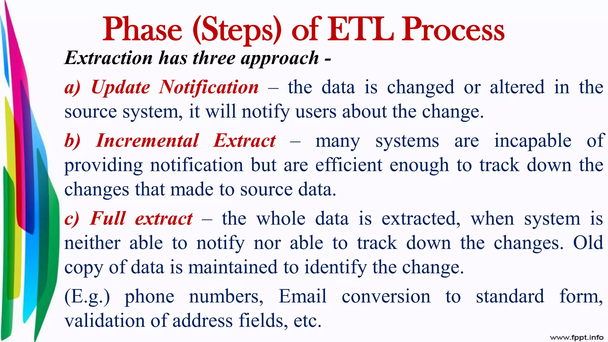 ETL Process & Data Warehouse Fundamentals | PDF | Cloud Computing | Internet