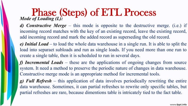 ETL Process & Data Warehouse Fundamentals | PDF | Cloud Computing ...