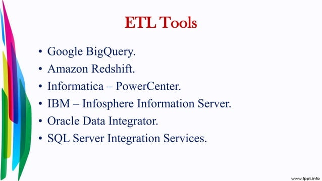 ETL Process & Data Warehouse Fundamentals | PDF | Cloud Computing ...