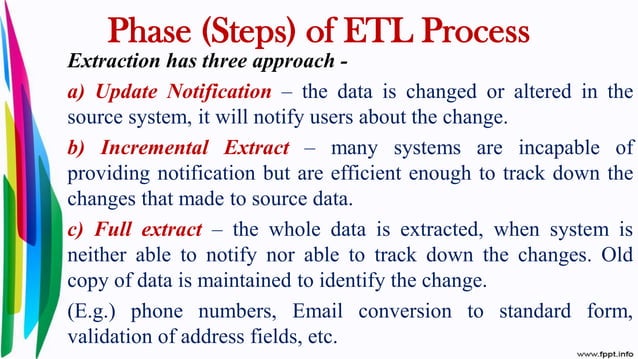 ETL Process & Data Warehouse Fundamentals | PDF | Cloud Computing ...