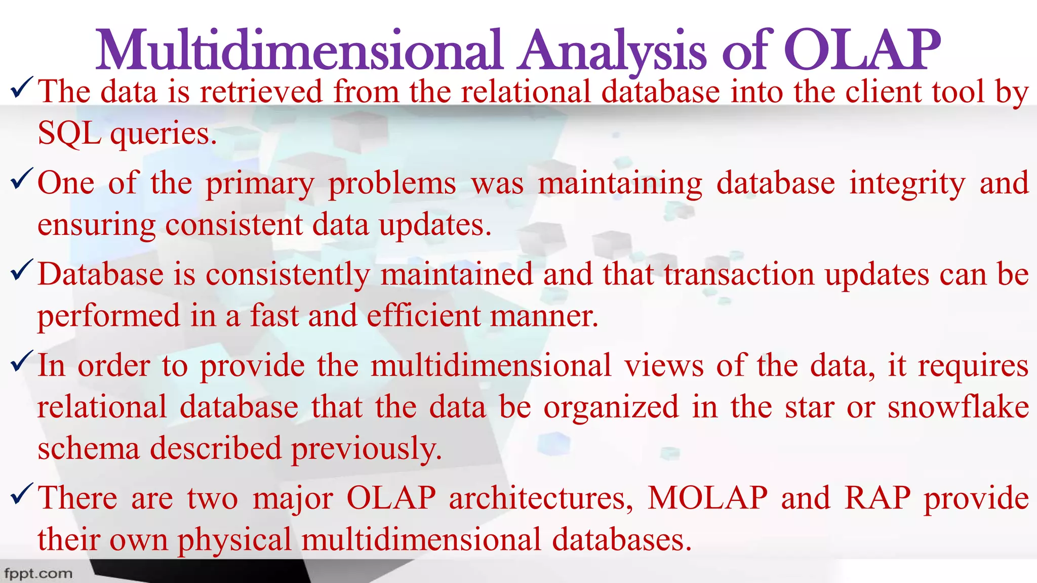 OLAP in Data Warehouse | PDF