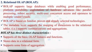 OLAP in Data Warehouse | PDF