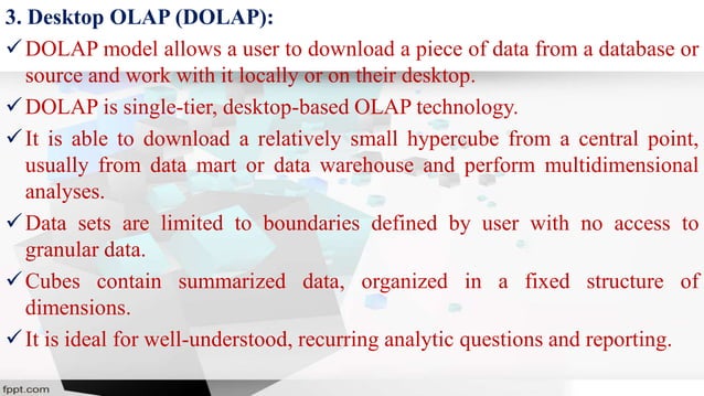 OLAP in Data Warehouse | PDF