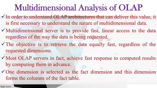OLAP in Data Warehouse | PDF