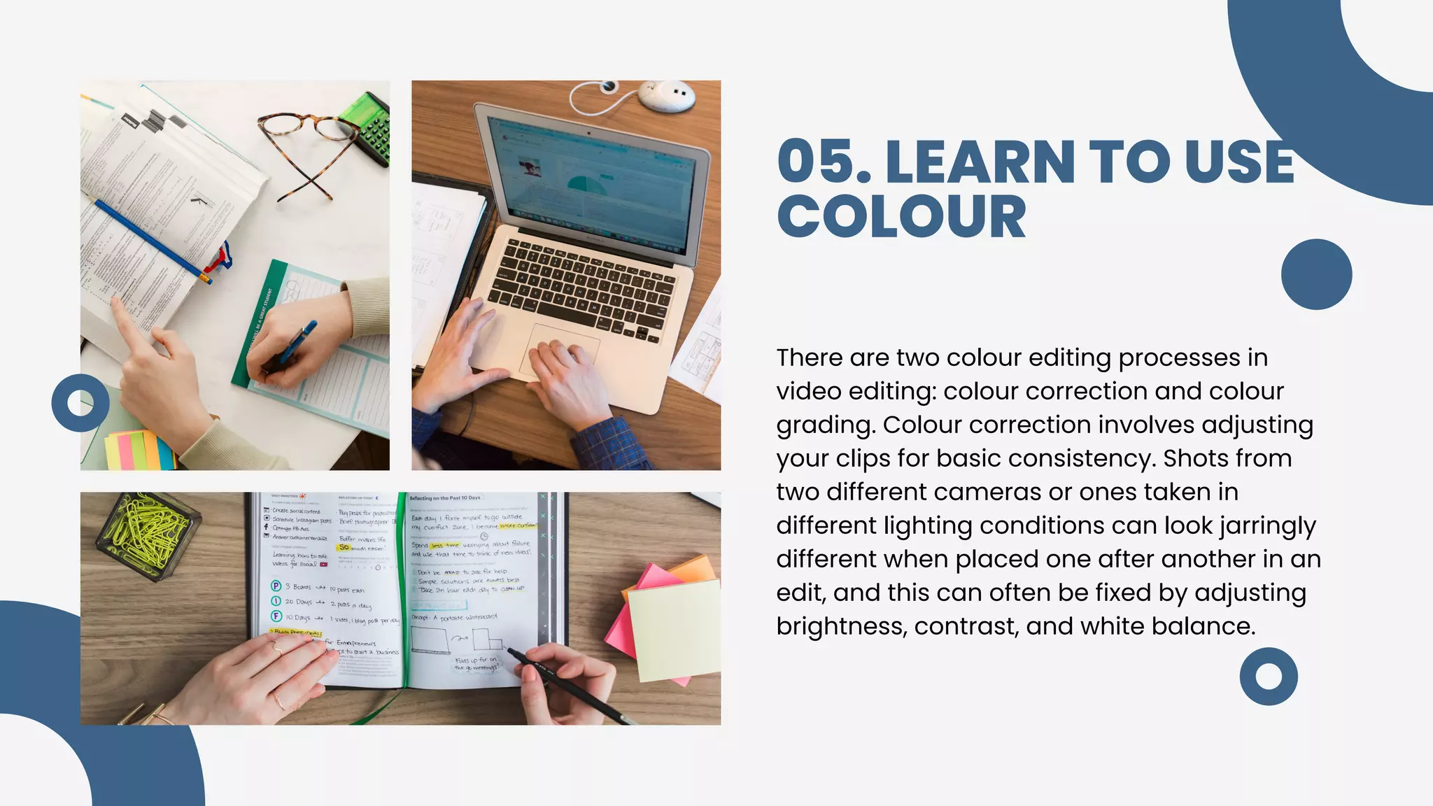 Dwebguys || Top 10 Video Editing Tips and Tricks | PPT