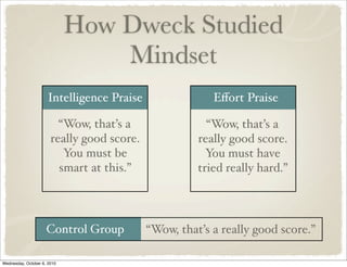 Dweck study | PDF