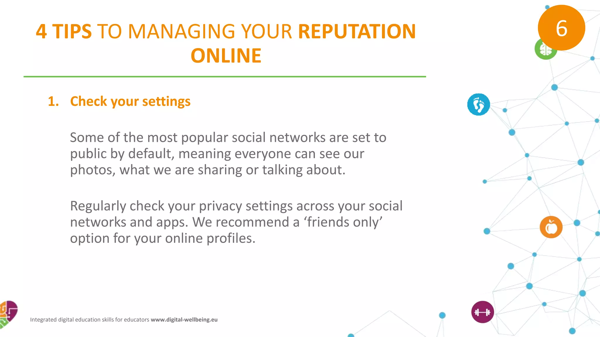 Dwe m3 digital footprint netiquette and reputation | PPT