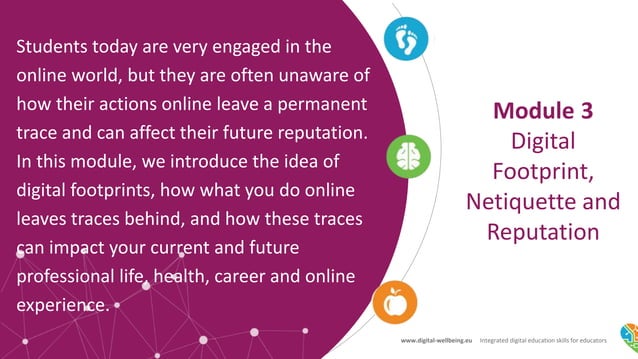 Dwe m3 digital footprint netiquette and reputation | PPT