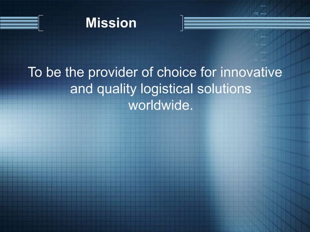 Logistics Company Profile | PPSX