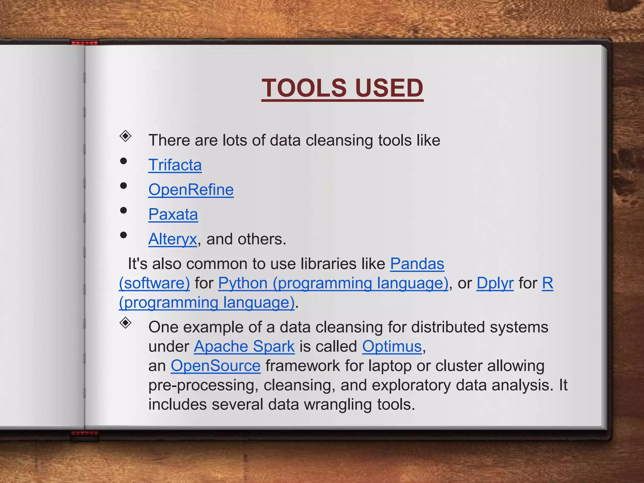 DATA PREPROCESSING AND DATA CLEANSING | PPTX