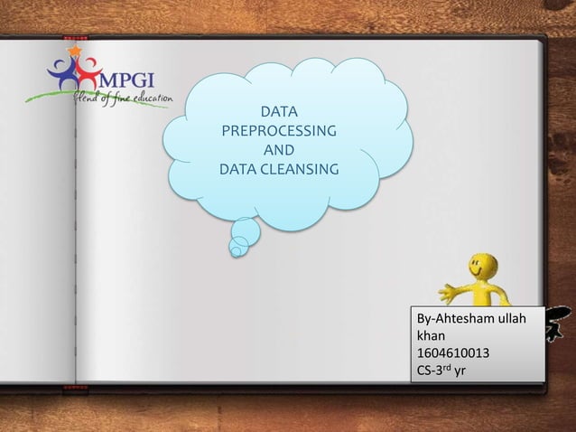 DATA PREPROCESSING AND DATA CLEANSING | PPTX