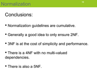 Dwh lecture-06-normalization | PPT