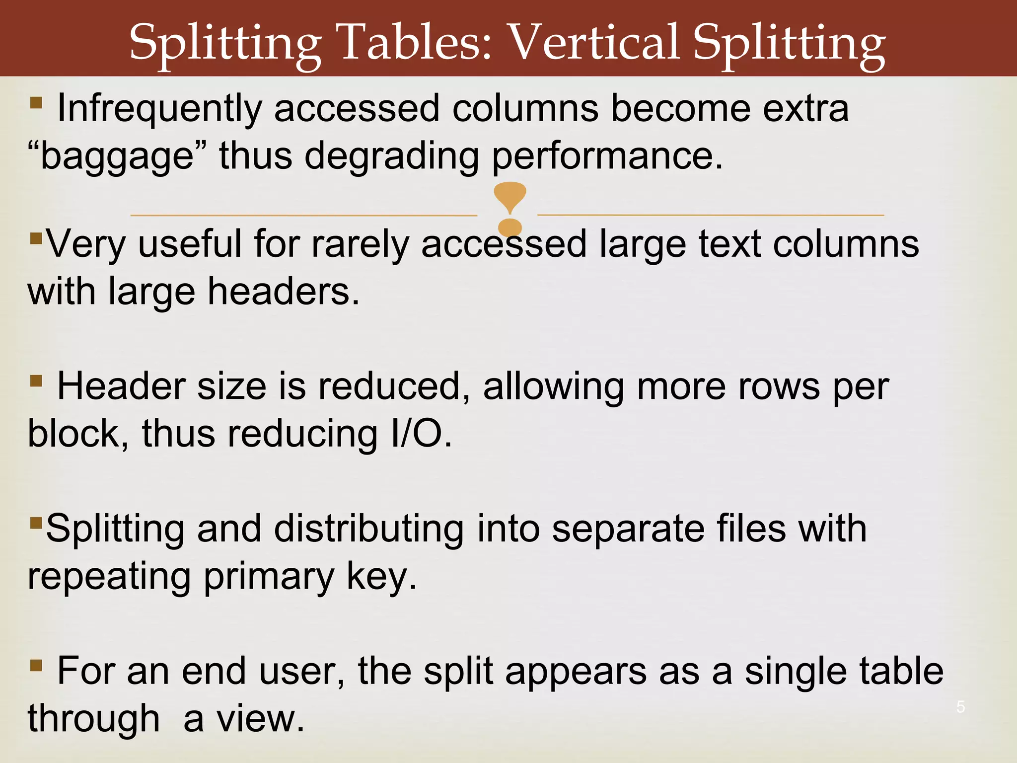 Dwh lecture 08-denormalization tech | PPT