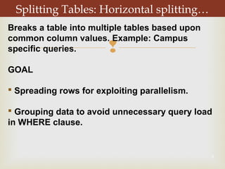 Dwh lecture 08-denormalization tech | PPT