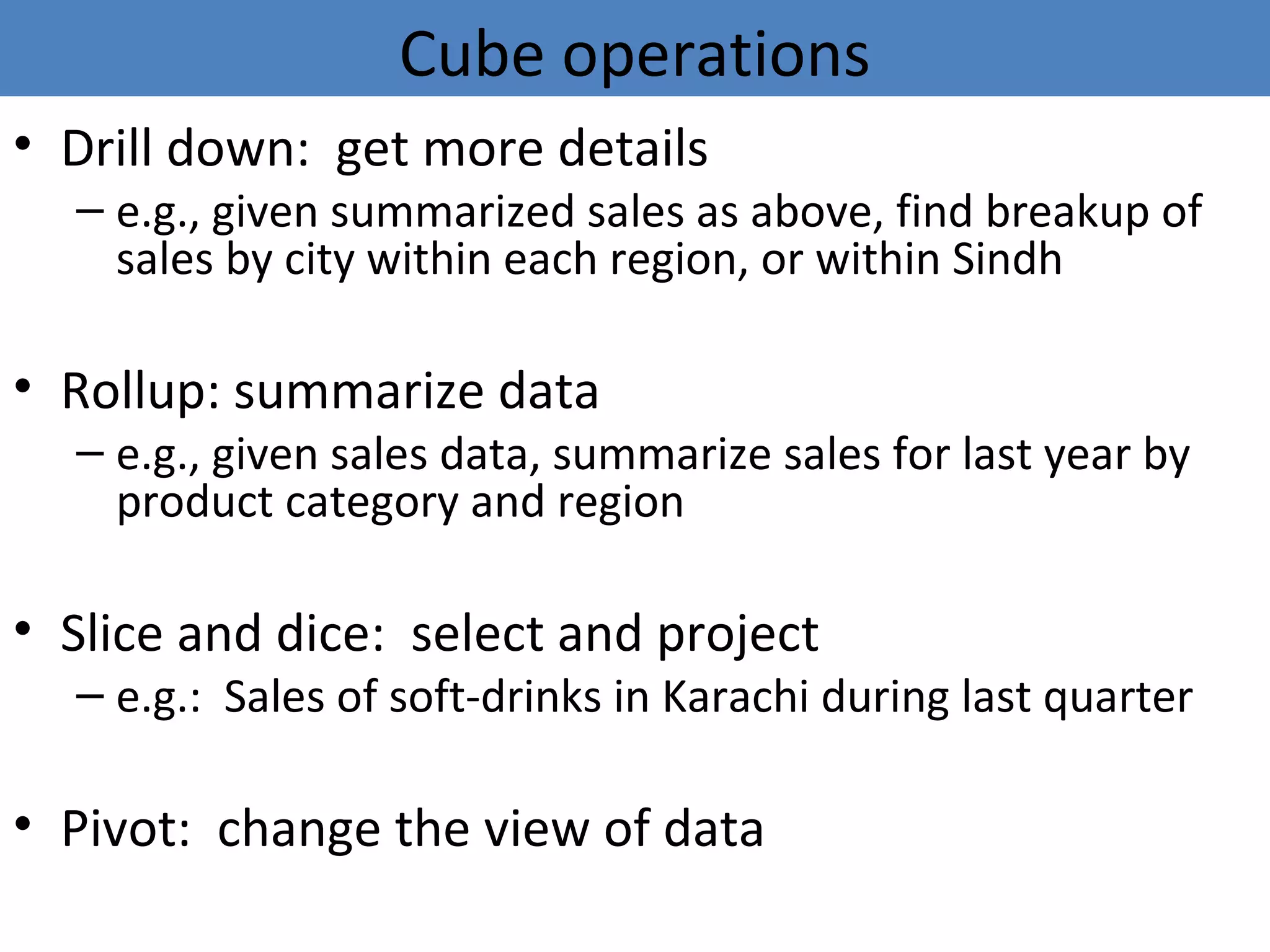 Dwh Lecture 11 Molap Ppt Databases Computer Software And Applications