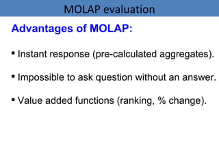 Dwh lecture 11-molap | PPT