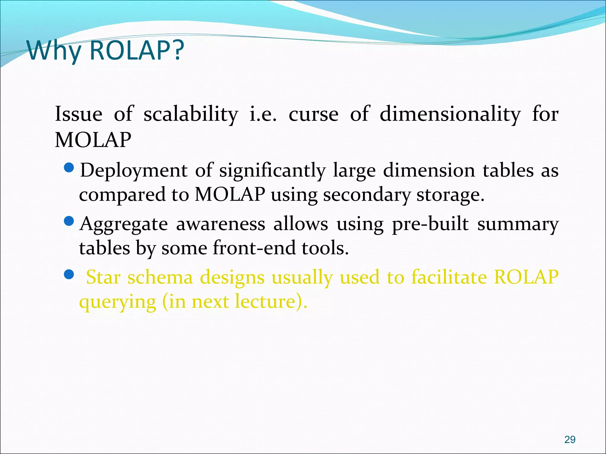 Dwh lecture slides-week 12&13 | PPT
