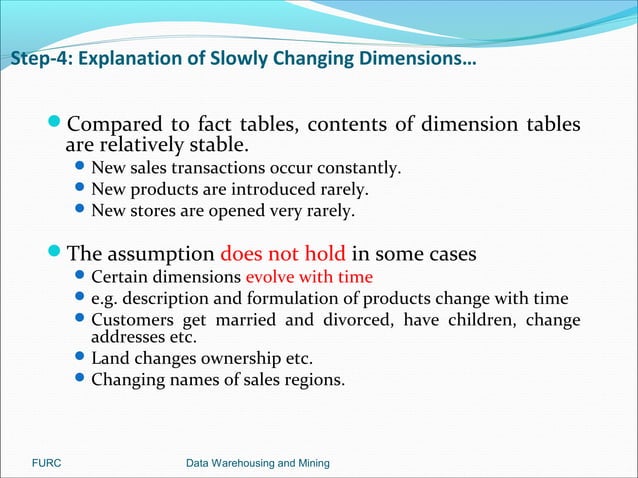 Dwh lecture slides-week 13 | PPT