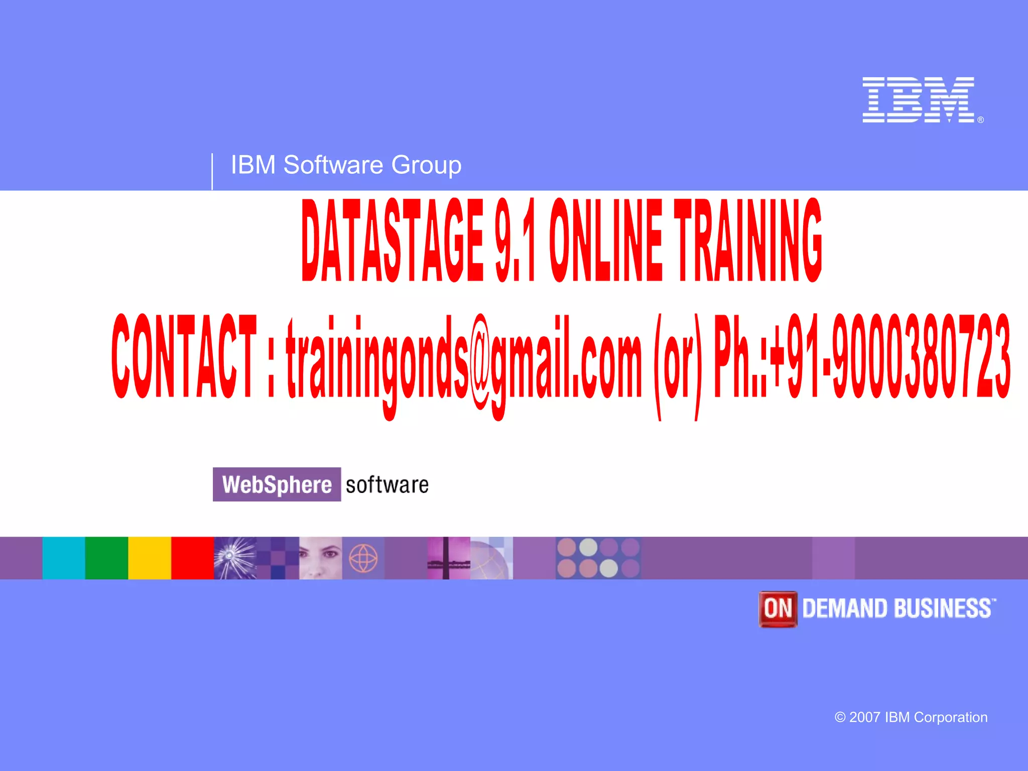 Dwh basics datastage online training | PPT