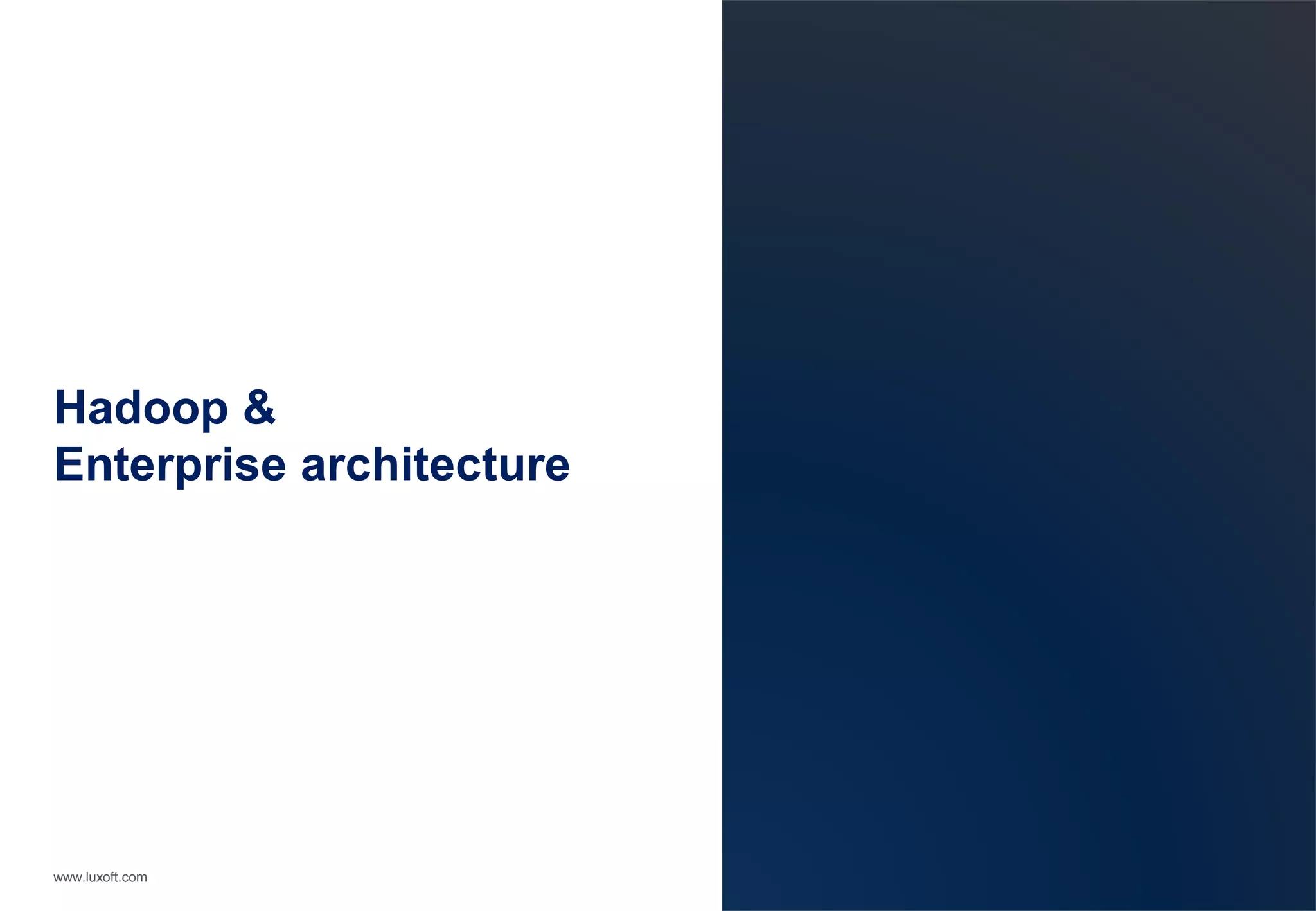 Владимир Слободянюк «DWH & BigData – architecture approaches» | PPTX | Databases | Computer ...