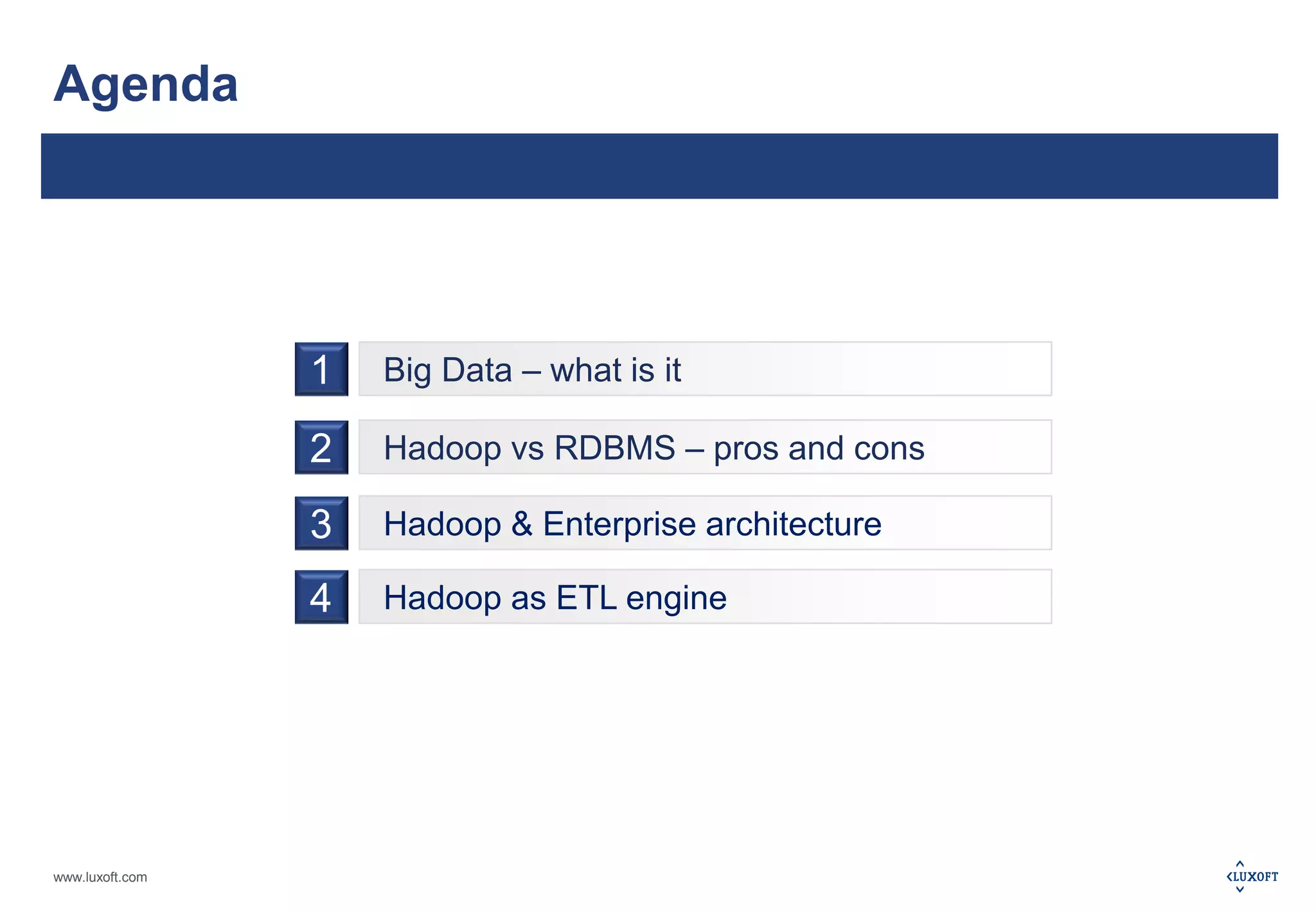 Владимир Слободянюк «DWH & BigData – architecture approaches» | PPTX | Databases | Computer ...