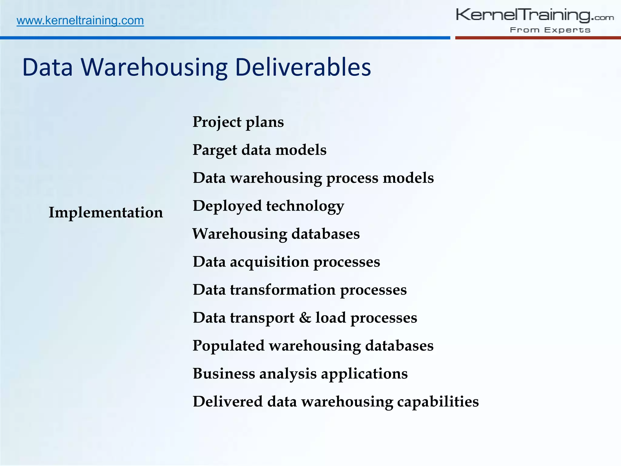 Data warehousing Demo PPTS | Over View | Introduction | PPTX