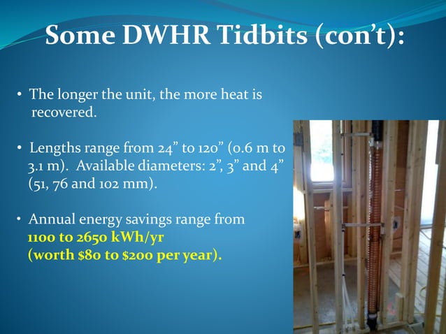 Drain Water Heating Systems - Presented by Gary Proskiw of Proskiw ...