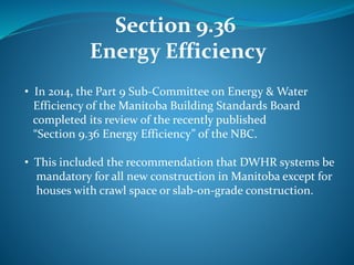Drain Water Heating Systems - Presented by Gary Proskiw of Proskiw ...