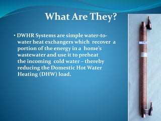 Drain Water Heating Systems - Presented by Gary Proskiw of Proskiw ...
