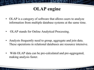 Data warehouse and User interface | PPT